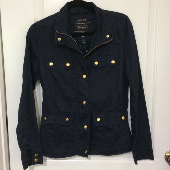 J. Crew | Jackets & Coats | J Crew Relaxed Boyfriend Field Jacket ...